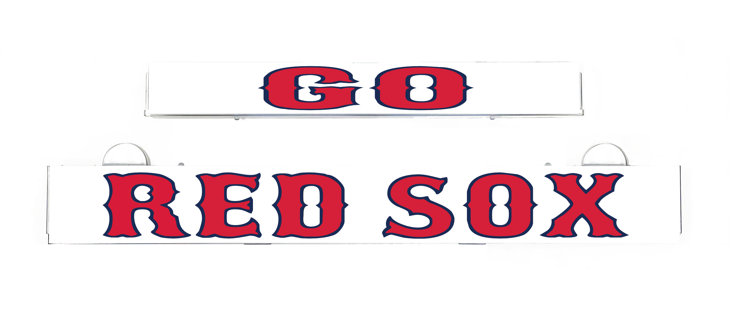GO RED SOX Inserts for LumiSign (Frame Not Included) – Olens Technology